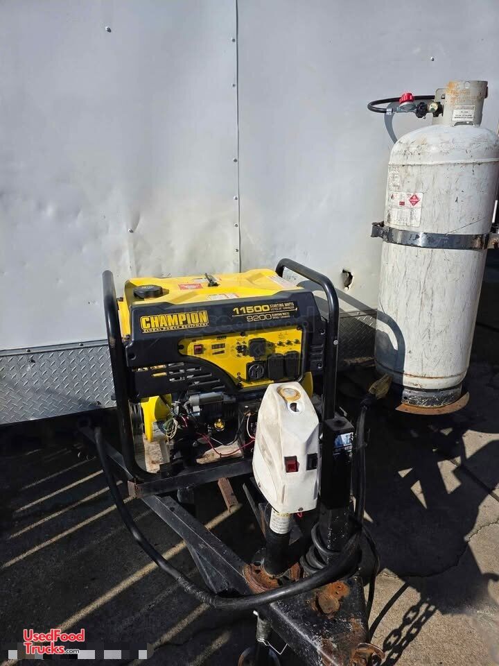 8.5' x 20' Kitchen Food Concession Trailer with Fire Suppression System