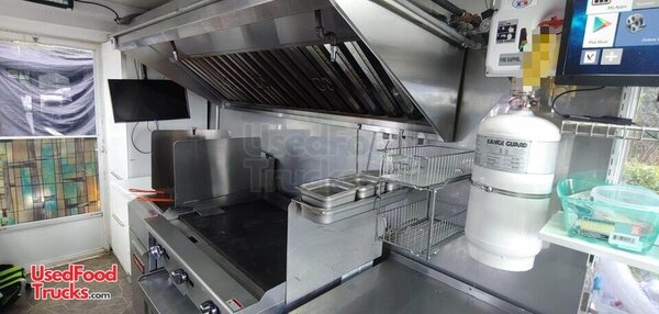 Permitted - 12 x 28 Pontoon Food Boat Floating Food Truck with 2021 ...