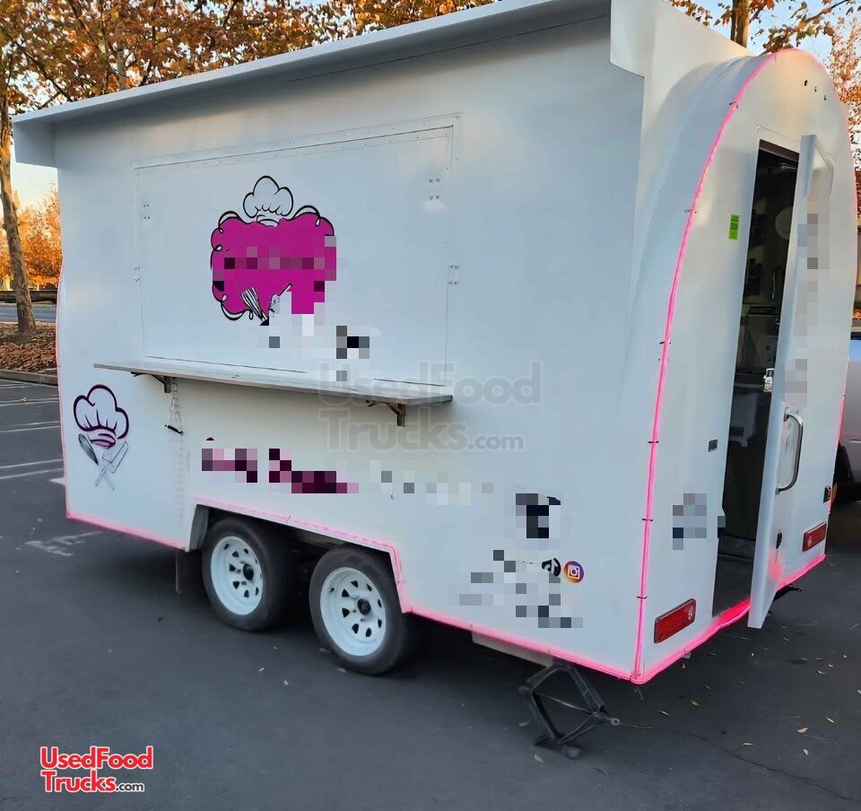 2024 Double Axle Food Concession Trailer Mobile Vending Unit