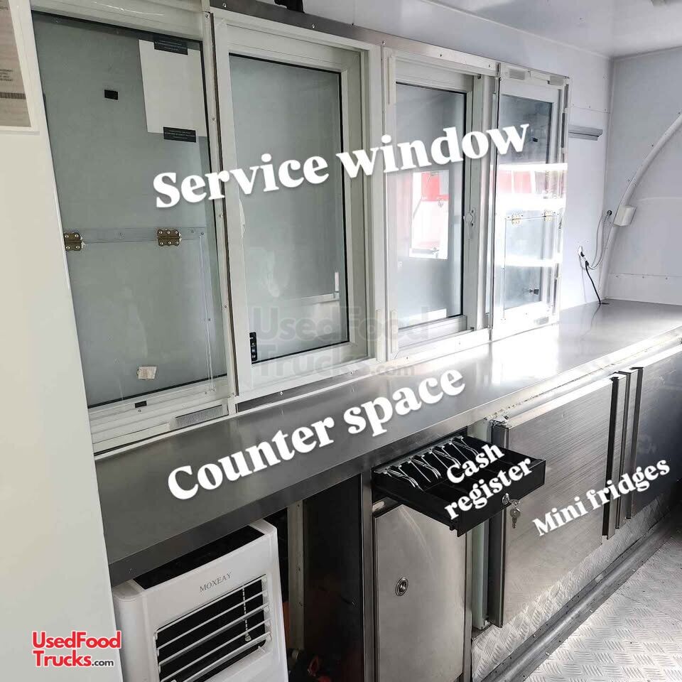 2024 Double Axle Food Concession Trailer Mobile Vending Unit