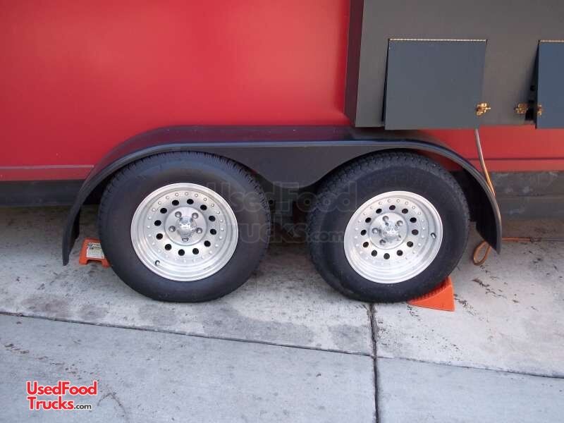 2010 - Boss Hawg 8 x 20 Trolley Style Concession Trailer