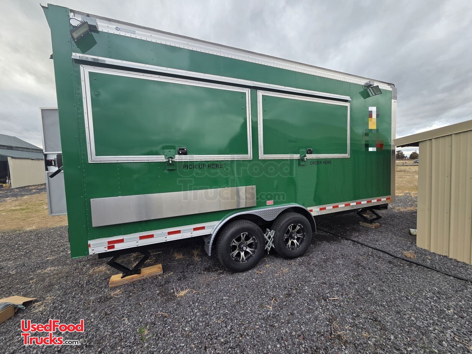 2025 8' x 18' Quality Kitchen Food Concession Trailer with Fire ...