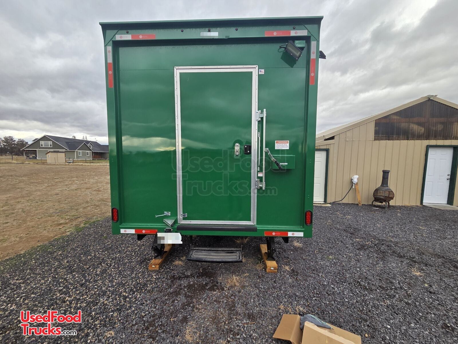 2025 8' x 18' Quality Kitchen Food Concession Trailer with Fire ...