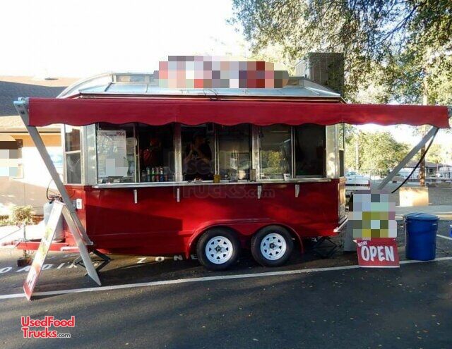 2013 - 8' x 16' Trolley / Diner Style Concession Trailer