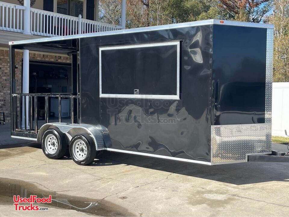 2020 22' Empty Concession Trailer with 10' Porch | Mobile Street ...