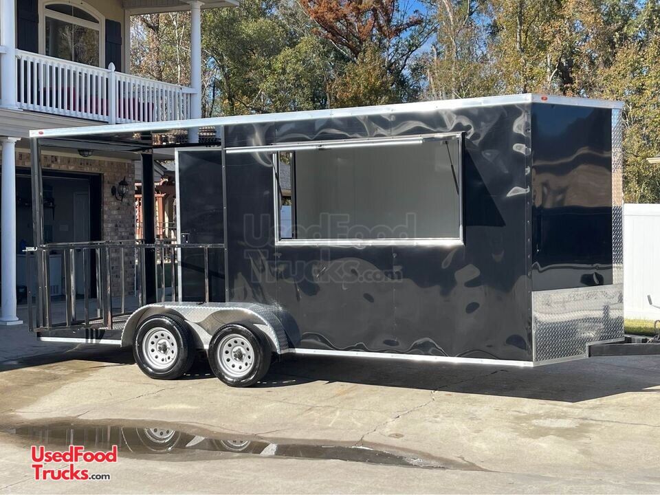 2020 22' Empty Concession Trailer with 10' Porch | Mobile Street ...