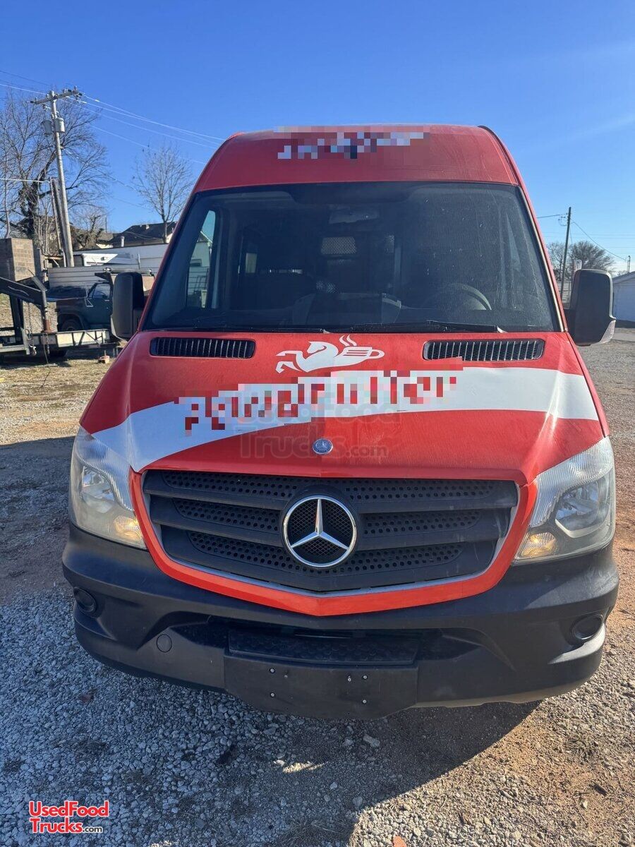 SUPER LOW MILES 2018 18' Mercedes Mobile Coffee/Espresso Van Beverage Truck