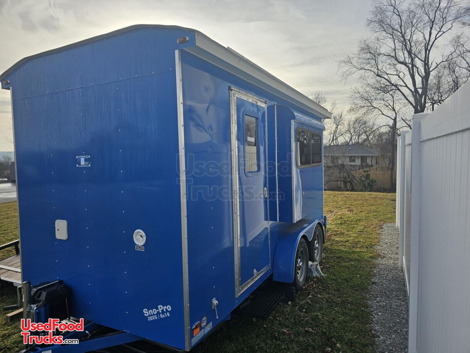 2025 Sno-Pro 6' x 14' Shaved Ice Trailer Snowball Concession Trailer