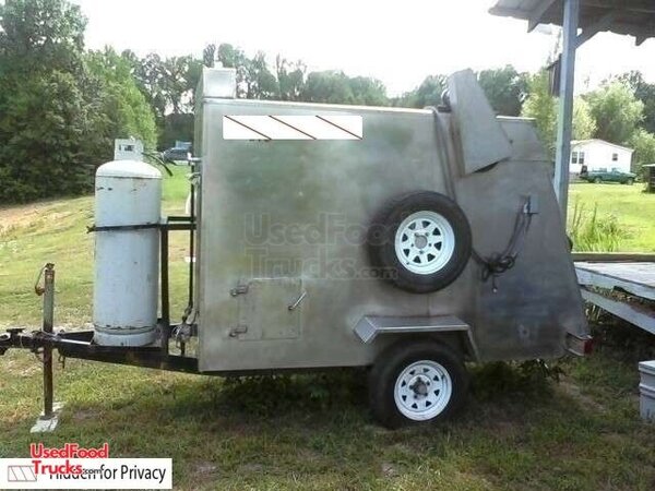 12' Corn Roaster & 1998 GMC Cargo Van