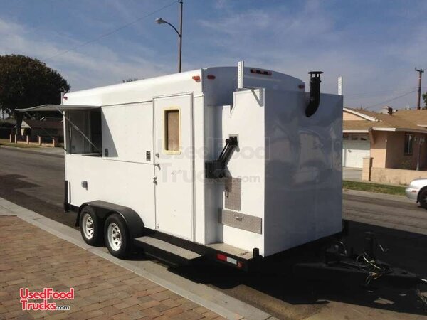 2001 - 16' Custom Built Concession Trailer with Corn Roaster