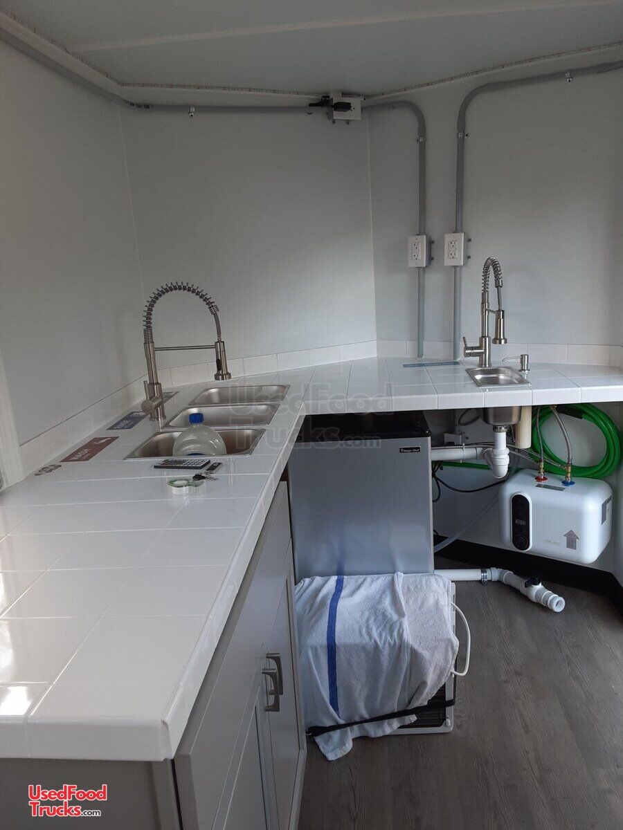 New - 2023 6' x 12' All Electric Kitchen Food Trailer | Food Concession ...