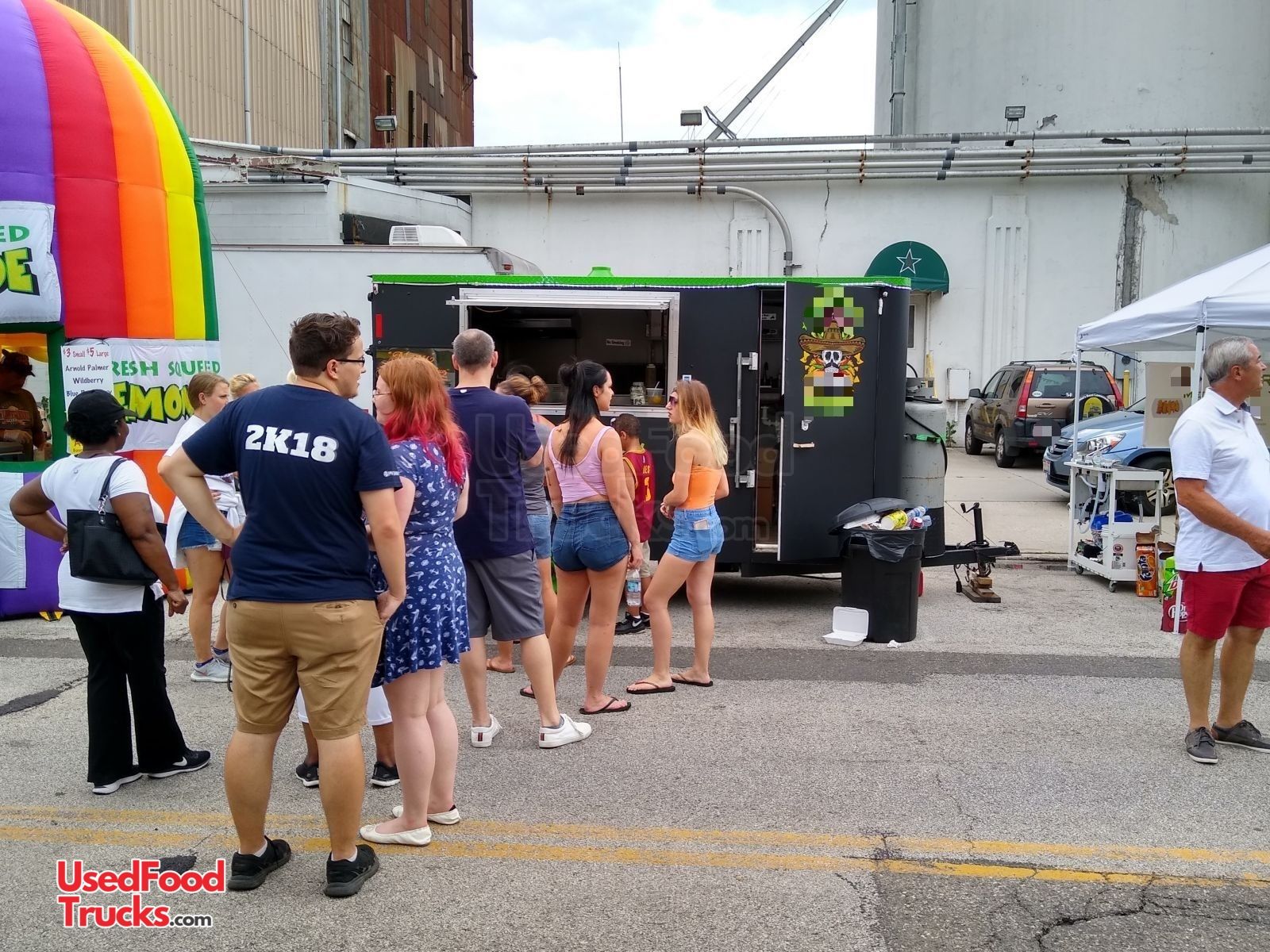 2002 - 6.5' x 12' Food Concession Trailer with 2019 Kitchen
