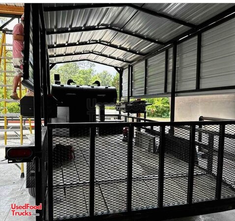Ready to Roll - Barbecue Food Concession Trailer Mobile Food Unit