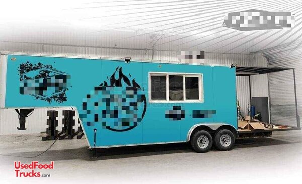 27' Mobile BBQ Unit | Barbecue Competition Trailer with Porch