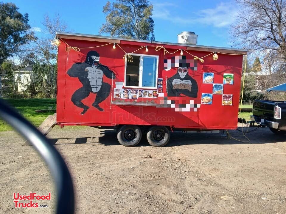 2020 8' x 17.5' Kitchen Food Concession Trailer with Fire Suppression ...