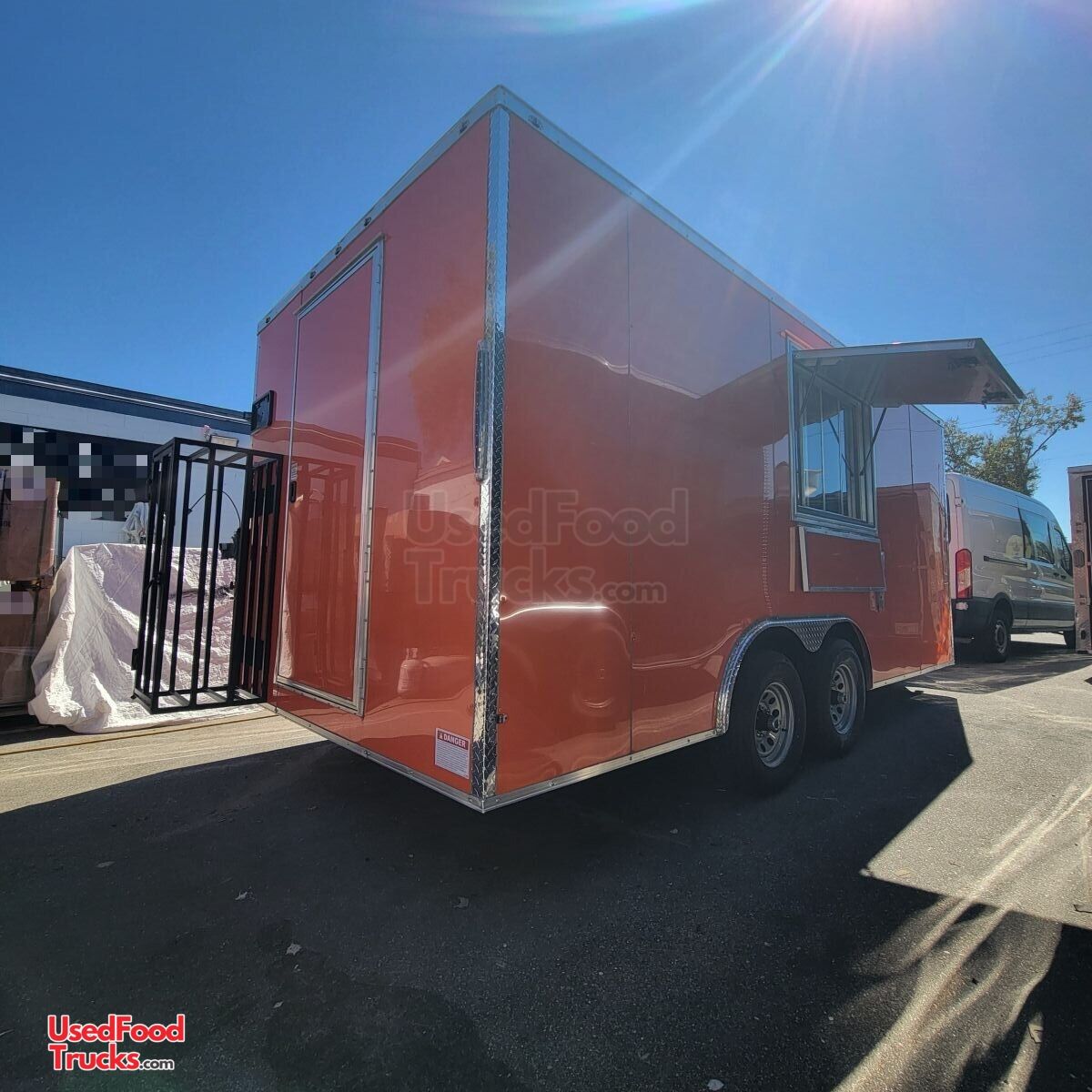 NEW - 2026 8.5' x 18' Kitchen Food Concession Trailer with Fire ...