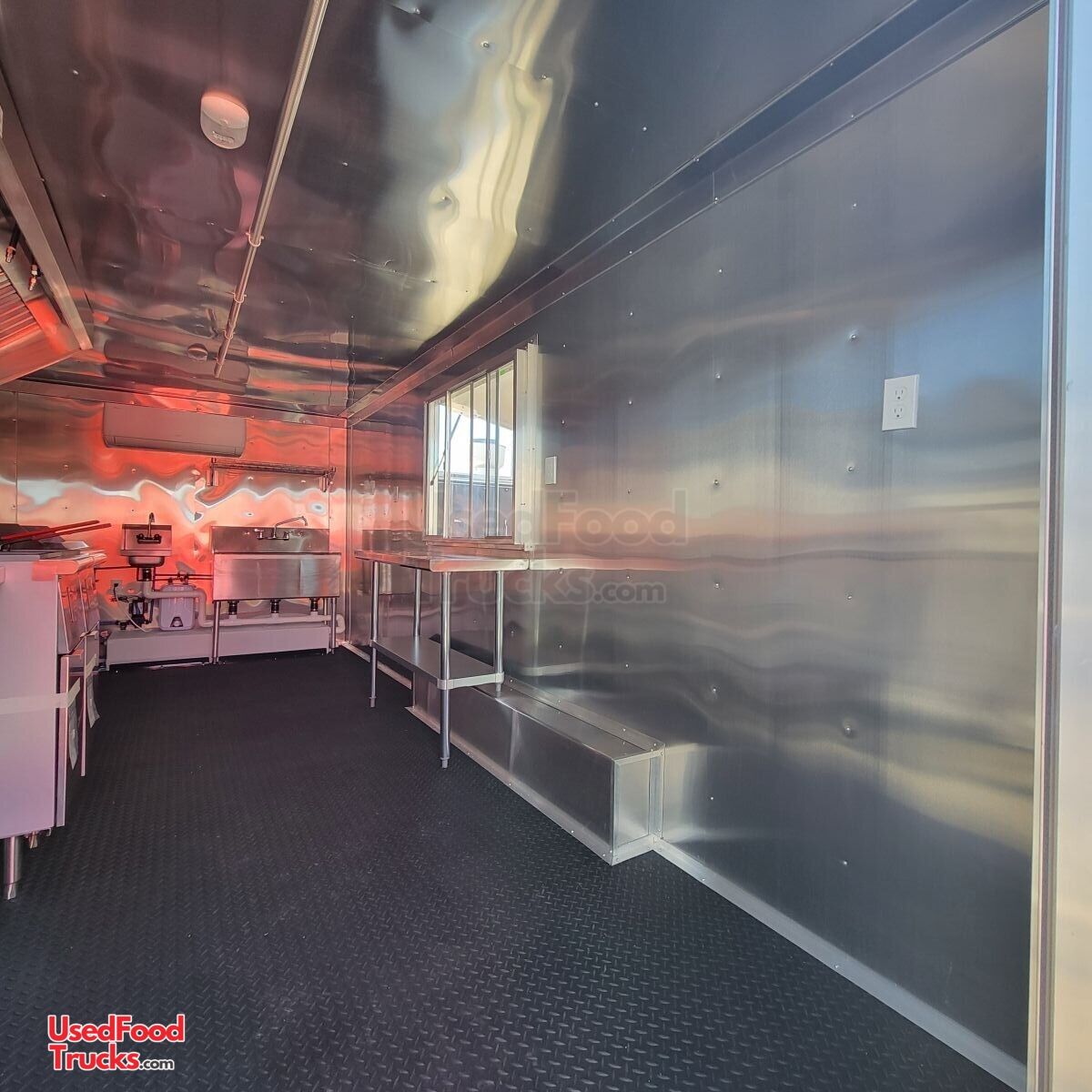 NEW - 2026 8.5' x 18' Kitchen Food Concession Trailer with Fire ...