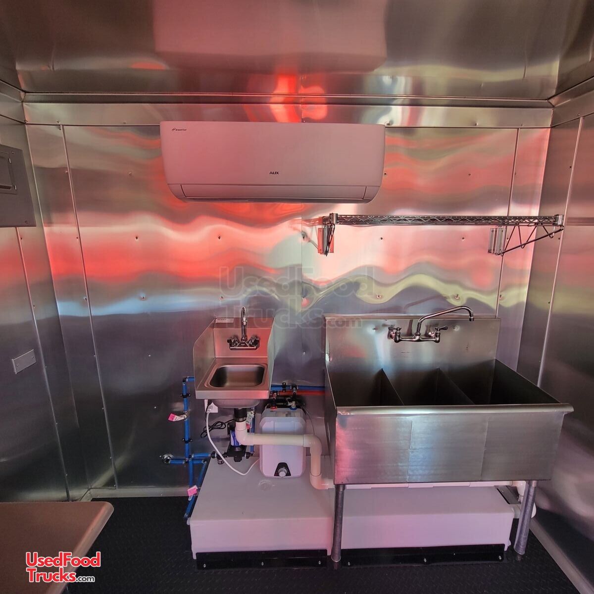 NEW - 2026 8.5' x 18' Kitchen Food Concession Trailer with Fire ...