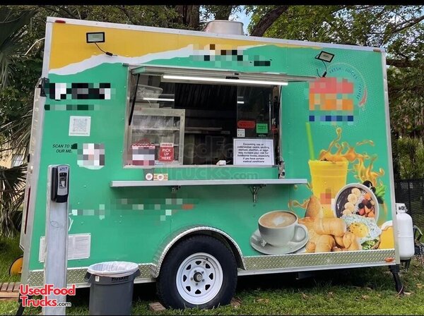 Ready to Serve 7' x 12' Food Concession Trailer Mobile Food Unit