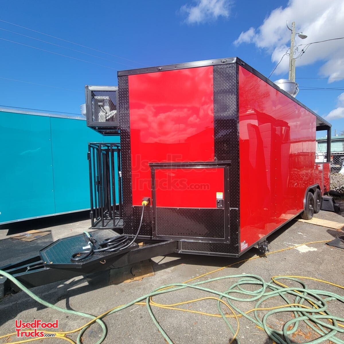 NEW - 2026 8.5' x 22' Kitchen Food Concession Trailer with Fire ...