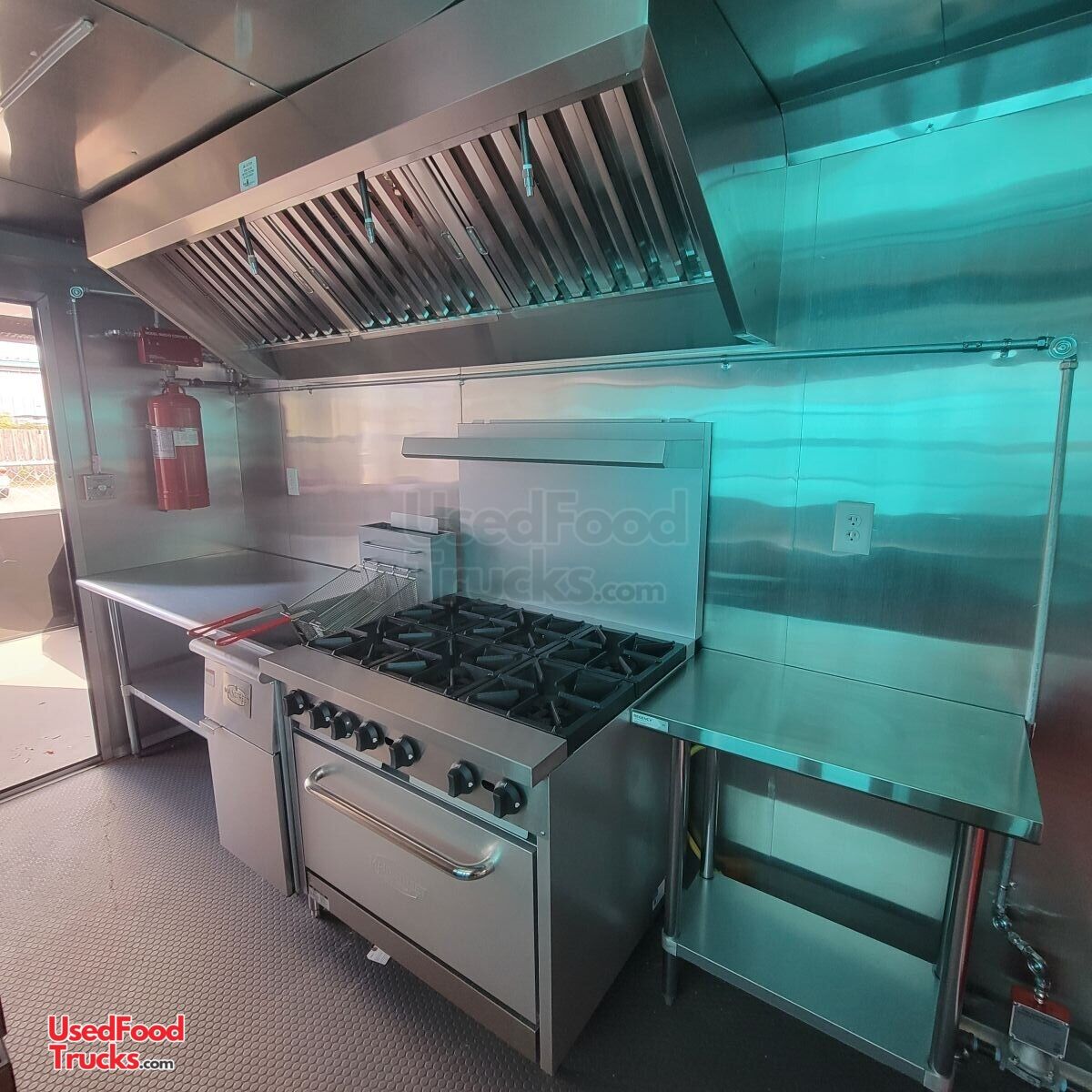 NEW - 2026 8.5' x 22' Kitchen Food Concession Trailer with Fire ...