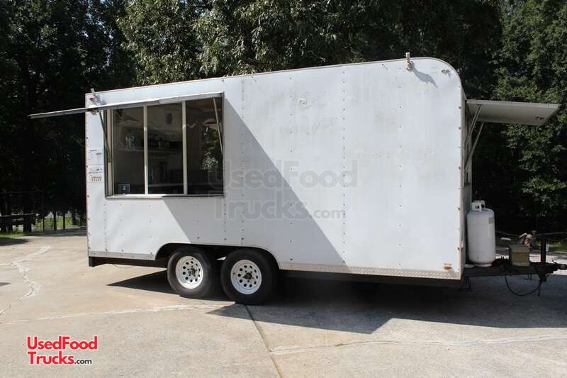 2000 - 16' Double Axle Concession Trailer