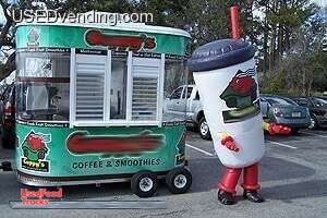 10 x 10 x 6 - 2008 Mobile Coffee / Smoothie Concession Trailer