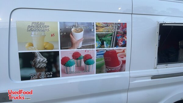 2019 Ford 250 Transit Soft Serve Ice Cream/Milkshake Van