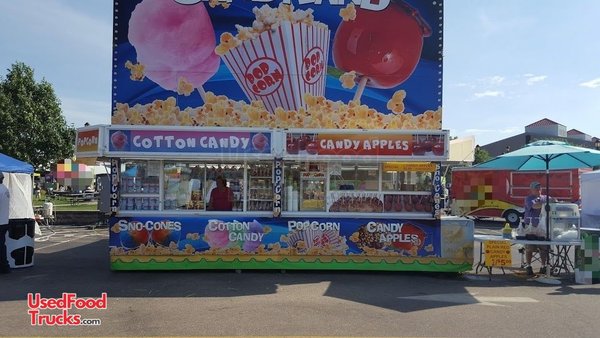 Head-turning Otterbacher 8' x 24' Festival Concession Trailer with Porch