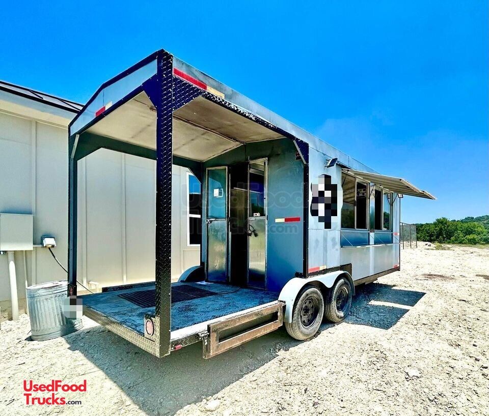 2019 8.5' x 20' Kitchen Food Trailer with 6 Porch | Food Concession Trailer