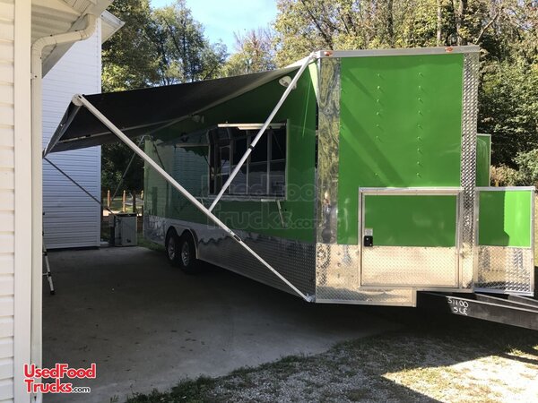 2017 - 8' x 24' Freedom Food Concession Trailer