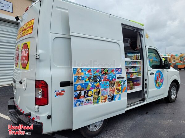 Solar Powered and Fully Stocked - 2018 Nissan NV2500 Ice Cream Van