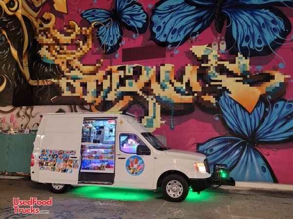 Solar Powered and Fully Stocked - 2018 Nissan NV2500 Ice Cream Van