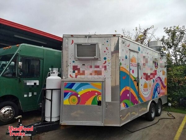 2018 - 8.5' x 16' Freedom Food Concession Trailer