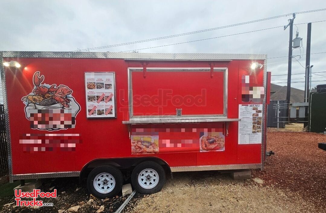 Turnkey Business 2022 8' x 16' Kitchen Food Concession Trailer with Pro ...