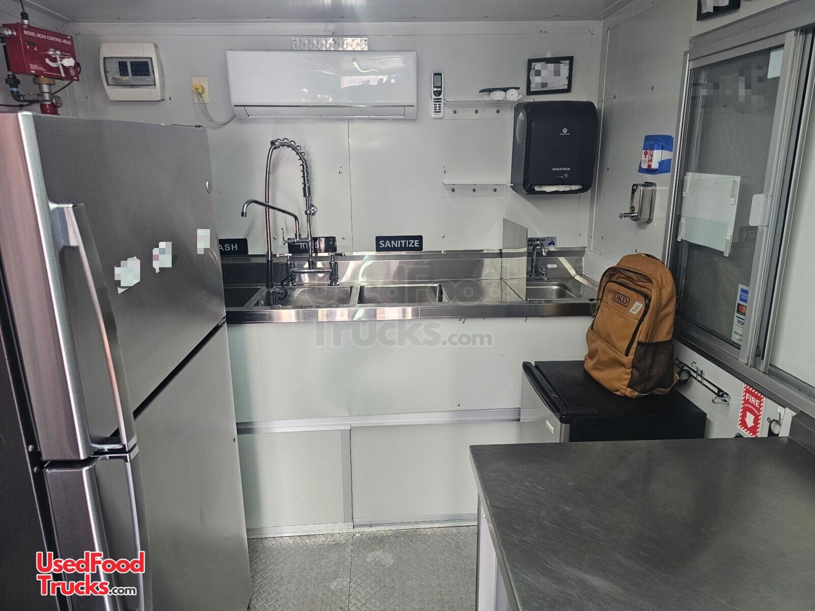 Turnkey Business 2022 8' x 16' Kitchen Food Concession Trailer with Pro ...