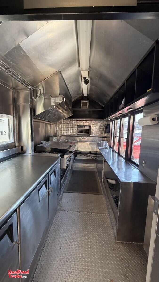 2007 8' x 16' Kitchen Food Concession Trailer with Pro Fire System