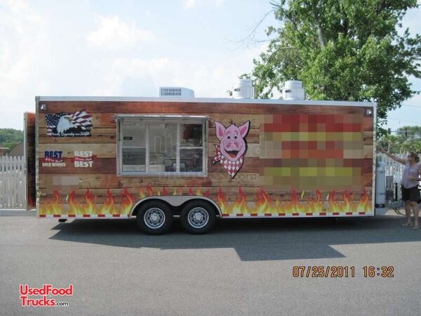 2011 -8'6 x 24' Custom WorldWide Trailer Mfg. Turnkey Catering Trailer