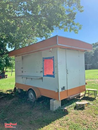 Used Mobile Food Unit / Food Concession Trailer Working Condition