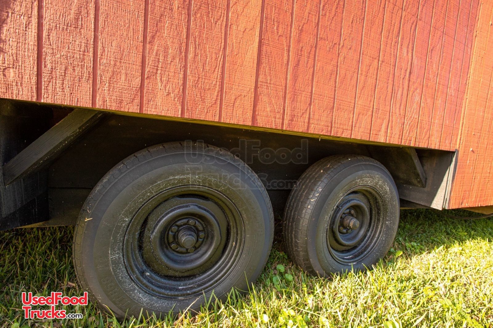 Rustic 2014 Cabin Style 8' x 27' BBQ Food Concession Trailer w ...