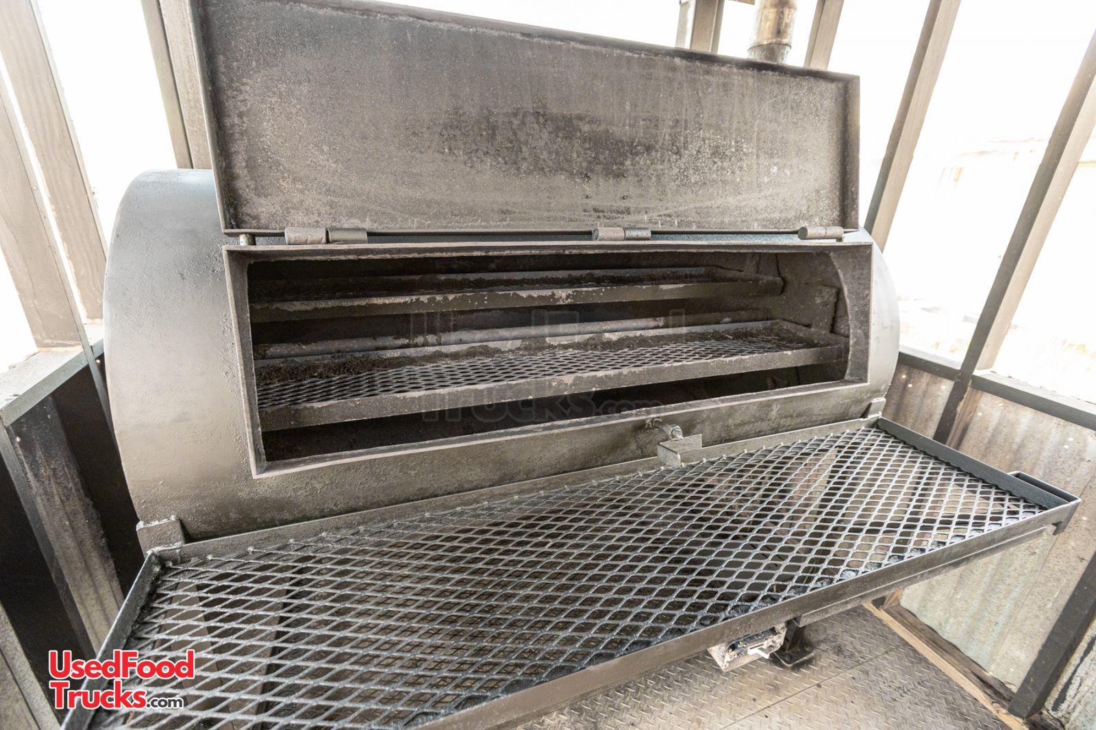 Rustic 2014 Cabin Style 8' x 27' BBQ Food Concession Trailer w ...