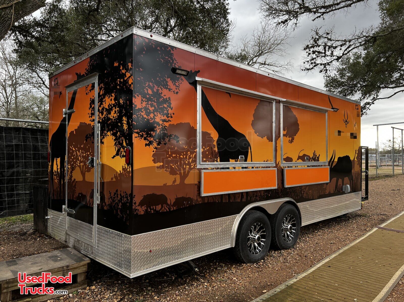 2020 - 8.5' x 20' Enclosed Food Concession Trailer with Pro-Fire ...