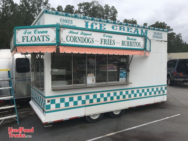 8' x 20' Food / Ice Cream Concession Trailer