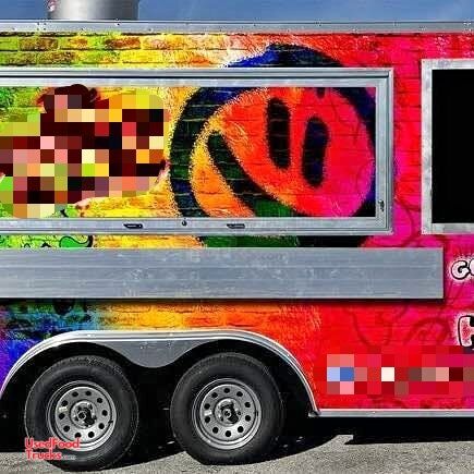 Well Equipped - 20' Kitchen Food Concession Trailer with Fire ...