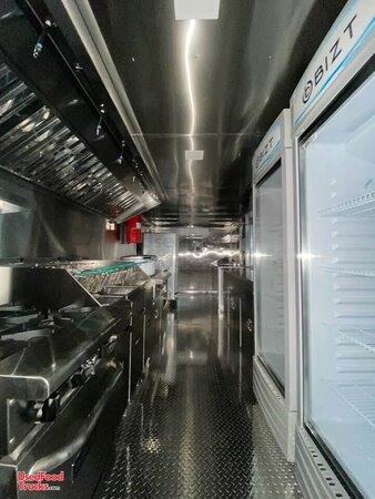 Well Equipped - 20' Kitchen Food Concession Trailer with Fire ...