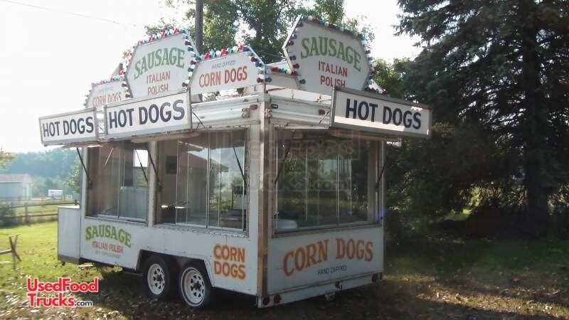 1990 - 17' x 8' Carnival Style Concession Trailer
