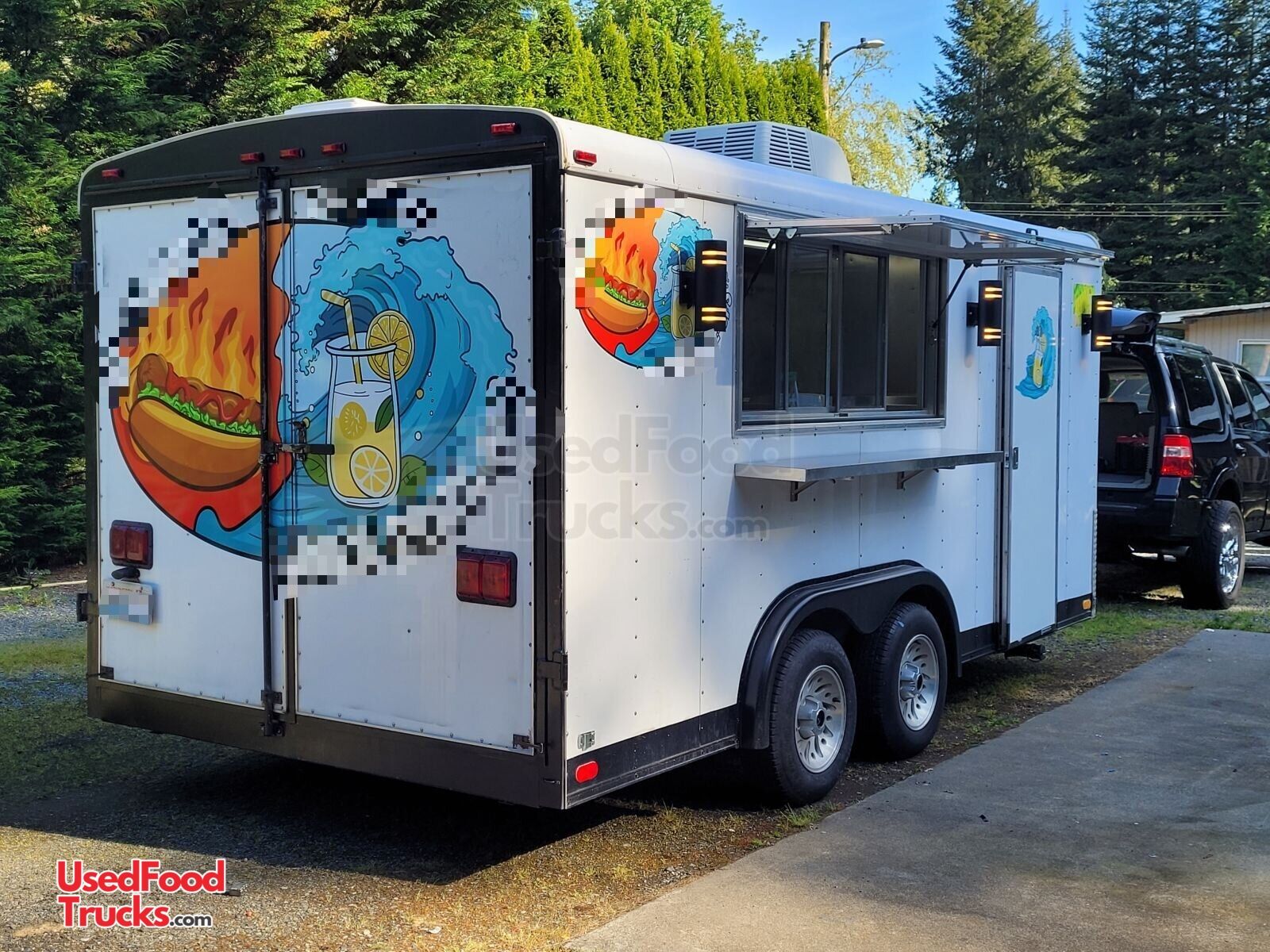 L & I Approved - 8' x 17.5' Food Concession Trailer Mobile Vending Unit