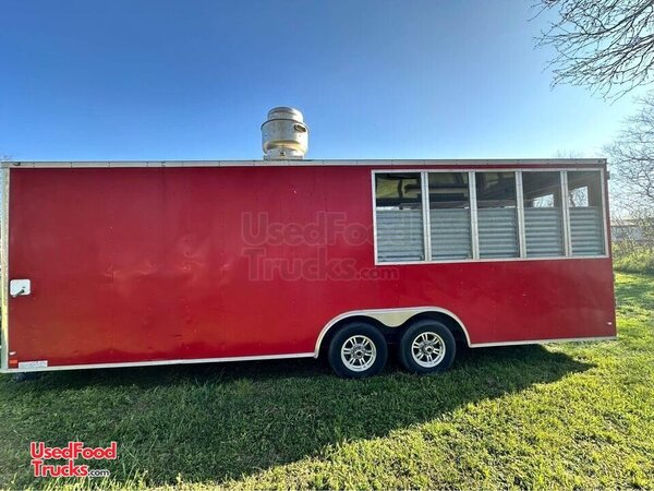 2017 Covered Wagon Kitchen Food Concession Trailer with Enclosed Porch