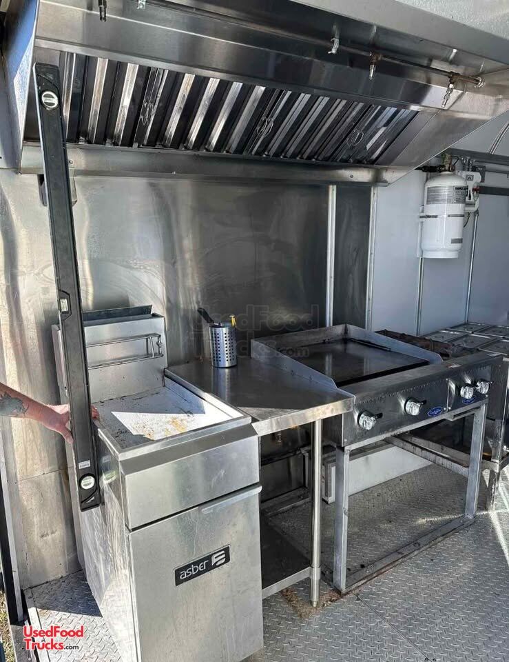 20' Kitchen Food Concession Trailer with Fire Suppression System