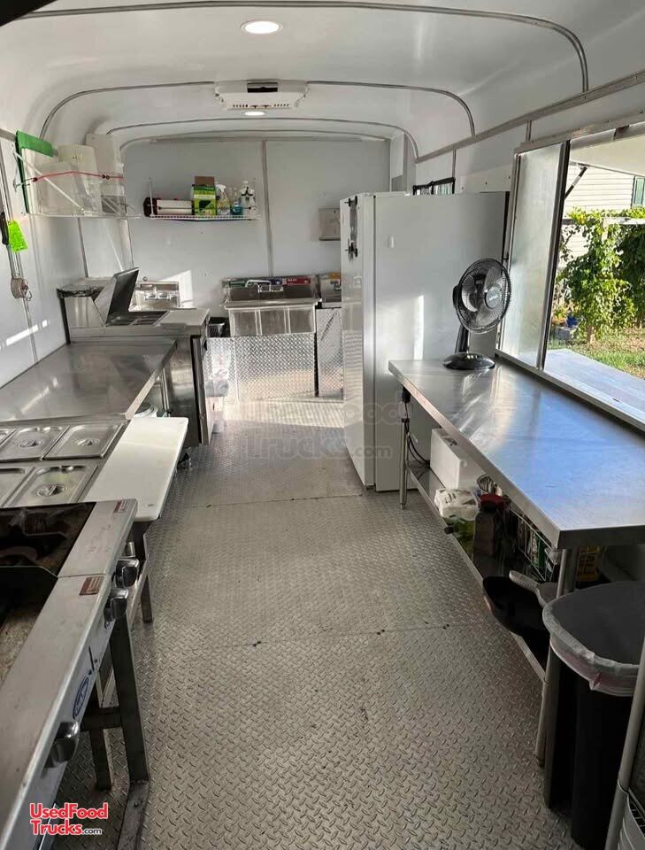 20' Kitchen Food Concession Trailer with Fire Suppression System